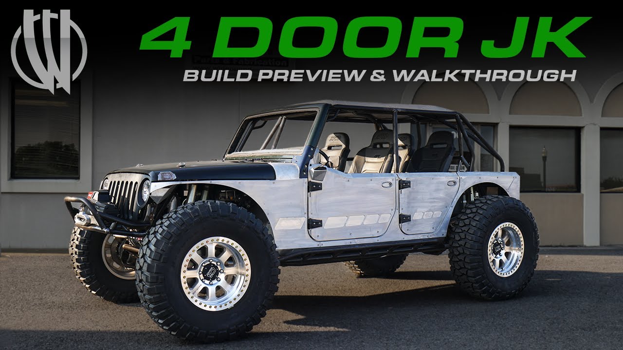 Wide Open Design Ready to Ride 4 Door Jeep JK - Radflo Suspension ...